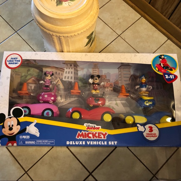 Disney | Toys | Mickey Mouse Funhouse Deluxe Vehicle Set | Poshmark